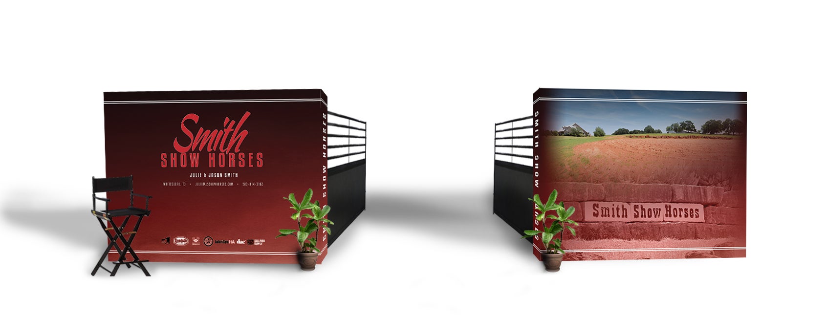 Pop Up Box Wall Stall Front | Barn Boards By Melissa Ilic